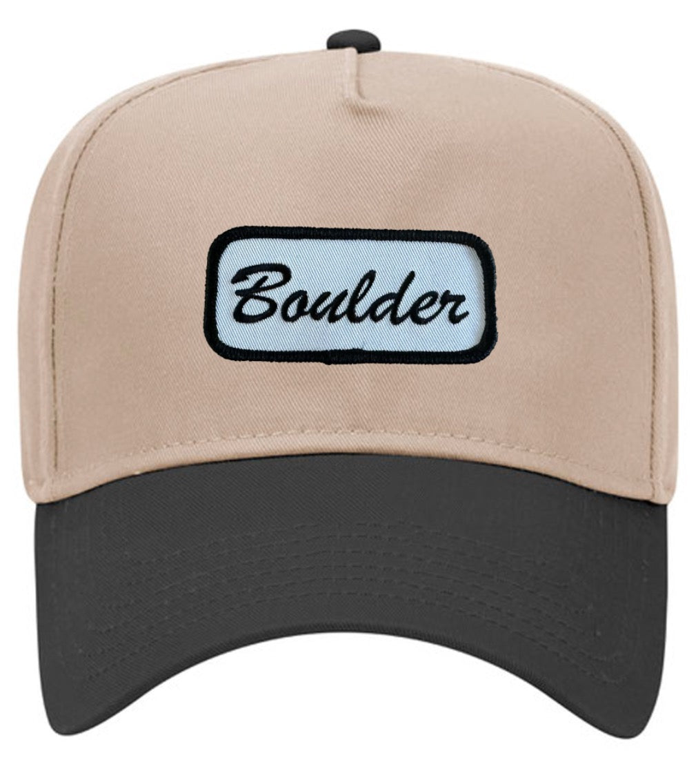 Boulder Name Plate Contrast Cap – Recess Apparel