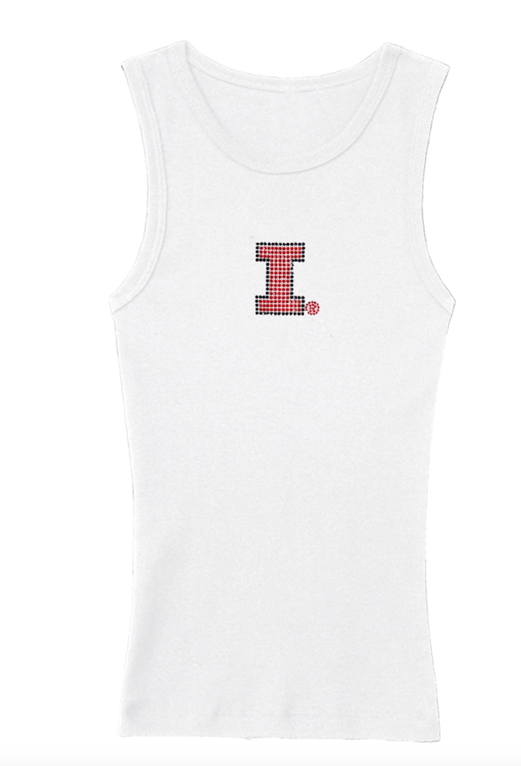 Illinois Rhinestone Gym Tank – Recess Apparel