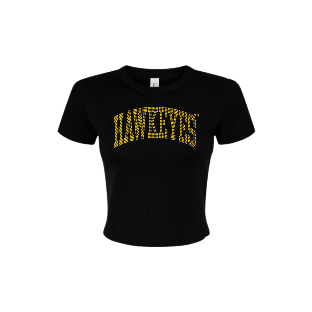 Hawkeyes Rhinestone Freshman Tee – Recess Apparel