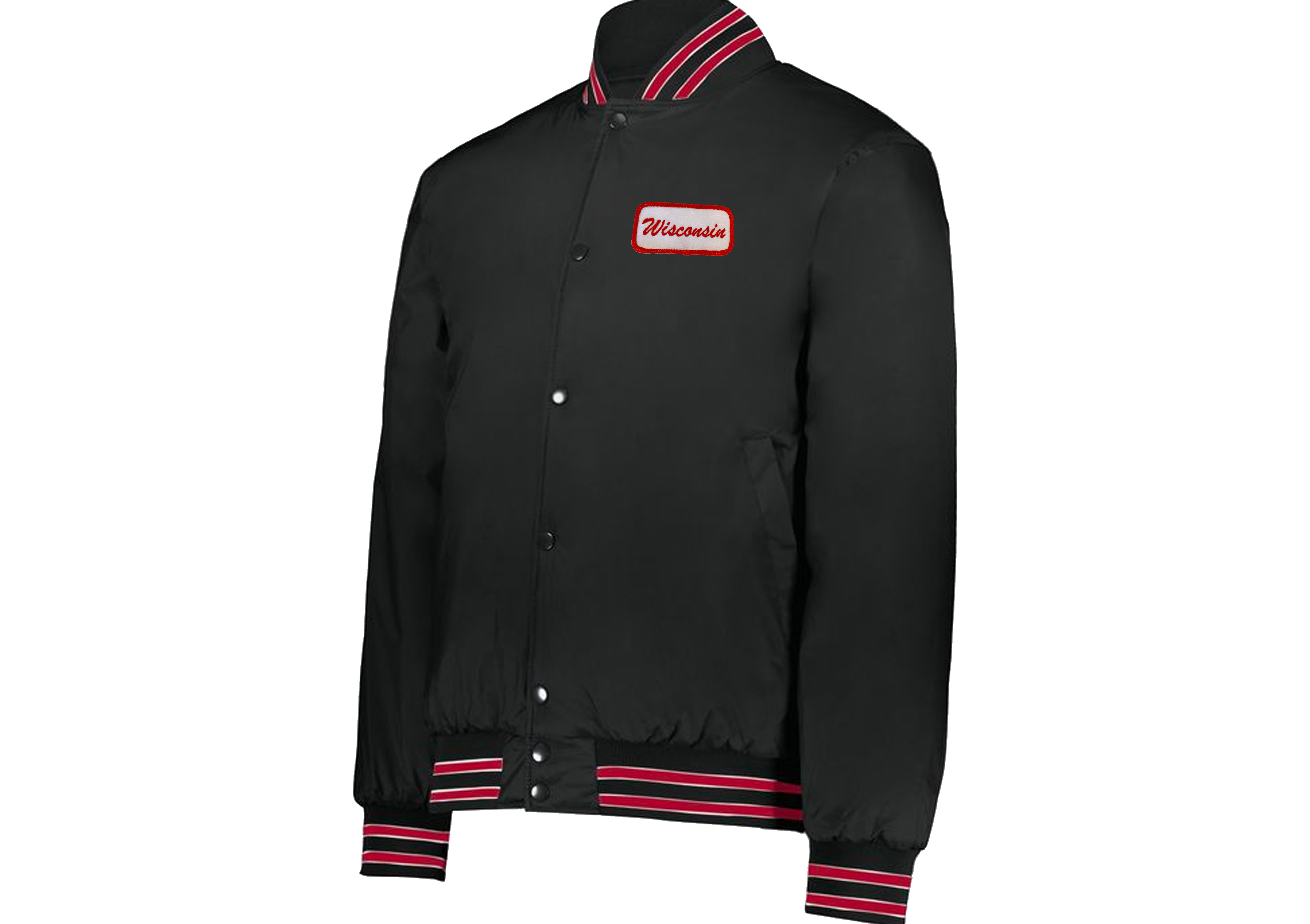 Wisconsin Name Plate Varsity Bomber Jacket – Recess Apparel